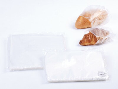 こちらの商品は2000枚単位での販売となります。［規格］0.01×220×260mm HDPEパン専用のポリ袋。表面をエンボス加工していて、口開きがよく作業性に優れています。重量：1.1g