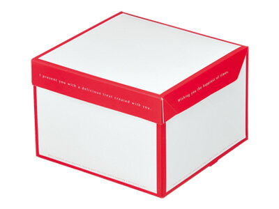 こちらは1枚単位での販売となっております。多めにお求めの方は、更にお得な通常販売分よりお求めください。［規格］189×189×H130ケーキのおいしさを優しく守ります保冷効果が最も高いとされる箱内側の天井部に保冷剤を収納できるポケットを付け...