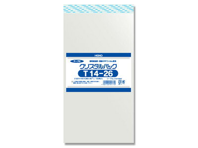 こちらの商品は100枚単位での販売となります。［規格］0.03×140×260+40mm OPP製造工程上、袋にする際にミミ(のりしろ)が発生しないため、使用感がスマートです。透明度に優れています。テープ付きで封ができます。