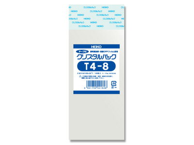 こちらの商品は100枚単位での販売となります。［規格］0.03×40×80+30mm OPP製造工程上、袋にする際にミミ(のりしろ)が発生しないため、使用感がスマートです。透明度に優れています。テープ付きで封ができます。