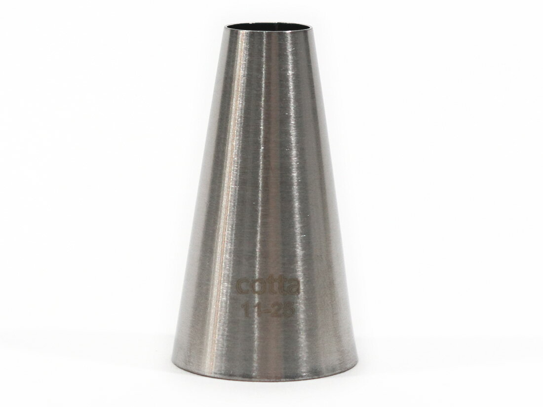 こちらの商品は1個単位での販売となります。［規格］絞り口11×H45mm、底径25mm ステンレス304