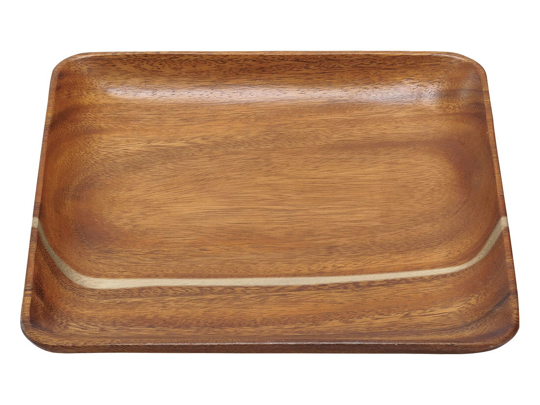 1購入あたりの内容量：1個［規格］25×25×H2.5cm［素材］アカシア［機能・特徴］天然木でできたアカシア食器は色合いや木目の出方がそれぞれ異なます。天然由来の温もりのある豊かな表情をしています。落としてしまっても、陶器やガラスとは違い...
