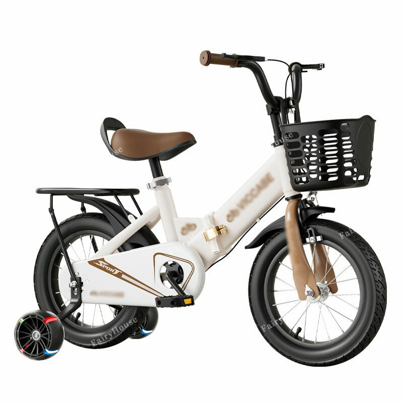 【適応サイズ】12インチ:2〜3歳14インチ:4〜6歳16インチ:5〜10歳18インチ:5〜12歳子供用自転車 12インチ 14インチ ホワイト カーキ ライトブルー 後部座席なし 後部座席付き
