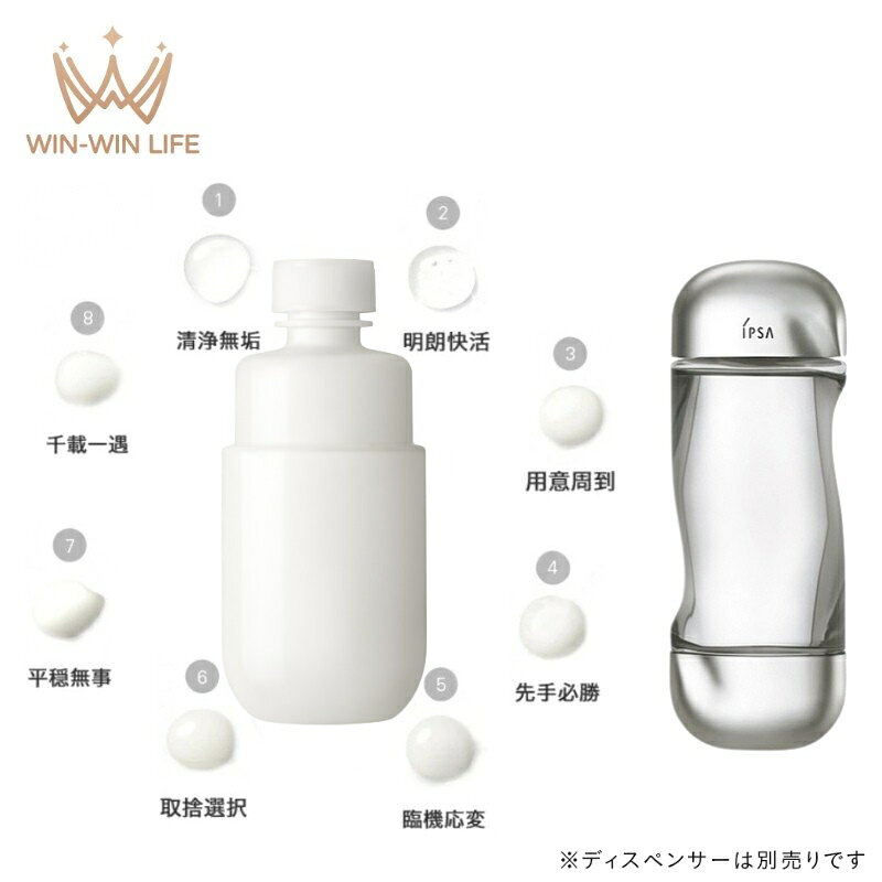 商品説明 【セットの内容】 ◆イプサ ME n〈化粧液〉175ml レフィル（乳液中身のみ・専用ディスペンサー別売り） ◆イプサ ザタイムR アクア〈薬用化粧水〉200ml 【イプサ ME nのタイプのご紹介】 ★ME n 1 清浄無垢：い...