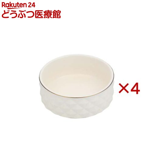 お店TOP＞犬のおもちゃ・しつけ＞その他＞ユーゴー セラミックボウル パール S (4セット)【ユーゴー セラミックボウル パール Sの商品詳細】●プラスチック製では決して表現できない、ゴージャスな質感と上質な存在感が、ペットの食事シーンを...