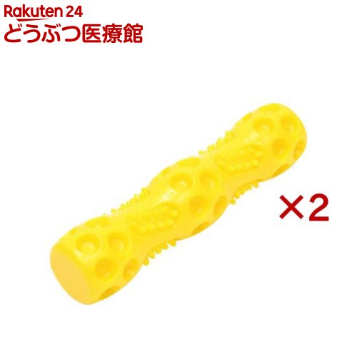 お店TOP＞犬のおもちゃ・しつけ＞その他＞ループスクイーキー スティック イエロー (2セット)【ループスクイーキー スティック イエローの商品詳細】●ワンちゃんの興味を惹く音が鳴るおもちゃ。●水にも浮き、川や海などのレジャーにもおすすめ。...