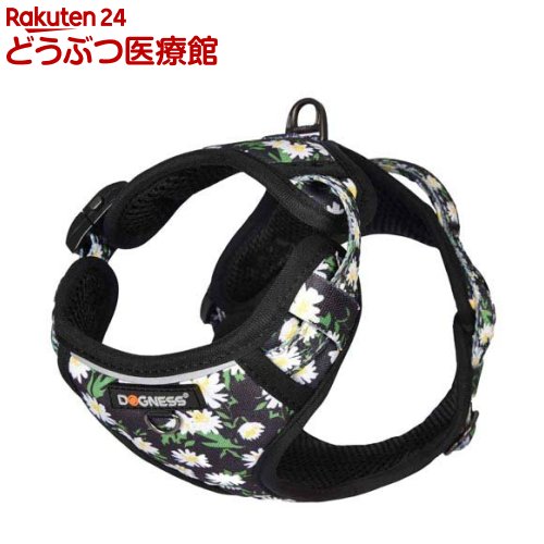 お店TOP＞ペットのお散歩用品・おしゃれ＞ドッグネス ハーネス エレガント M デイジーブラック (1個)【ドッグネス ハーネス エレガント M デイジーブラックの商品詳細】●ドッグネス エレガントシリーズの首輪、リードとのセットアップも可...