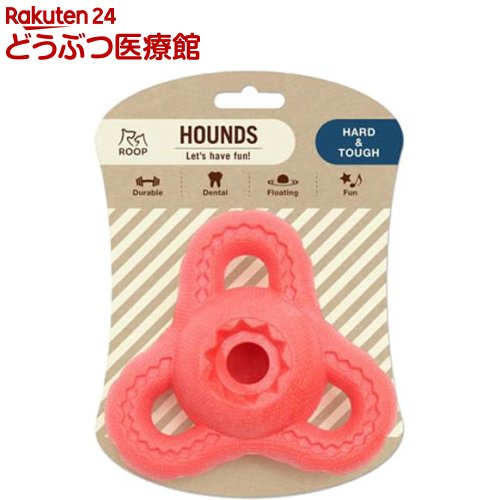 お店TOP＞犬のおもちゃ・しつけ＞その他＞ループハウンズ ブーマー レッド (1コ入)【ループハウンズ ブーマー レッドの商品詳細】●新感覚の発泡ゴムおもちゃ。●水に浮く軽さでありながら噛んでも壊れにくいのが特徴【規格概要】サイズ・・・11...