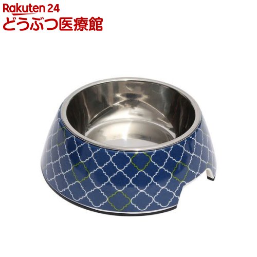 お店TOP＞生活雑貨＞給餌＞食器＞ループスタイリーボウル S モロッカンネイビー (1個)【ループスタイリーボウル S モロッカンネイビーの商品詳細】●「ワンちゃんにもおしゃれなデザイナーズの食器で食事を愉しんでもらいたい！」という思いから...