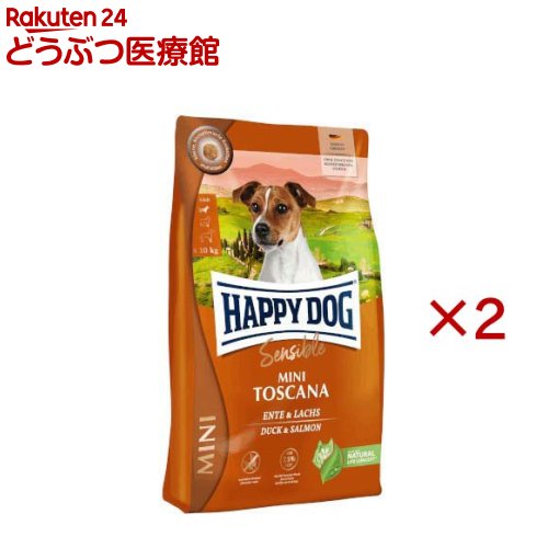 お店TOP＞ドッグフード(ドライフード)＞その他＞ハッピードッグ ミニ センシブル 小型犬 ミニ トスカーナ ダック＆サーモン (800g×2セット)【ハッピードッグ ミニ センシブル 小型犬 ミニ トスカーナ ダック＆サーモンの商品詳細】...