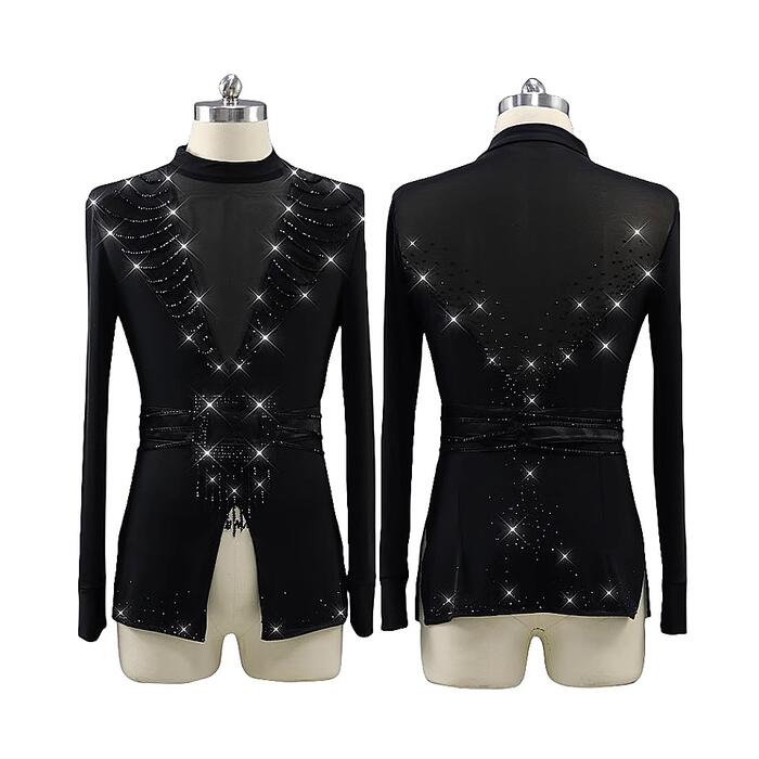 商品説明素材 ストレッチ素材　他 仕様などトップス ★デザイン★ ジャケット風でカッコいいデザインです。 ★サイズ★(cm) S：バスト84～88 　ウエスト70～74　　ヒップ86～90 M：バスト88～92 　ウエスト74～78　　ヒッ...