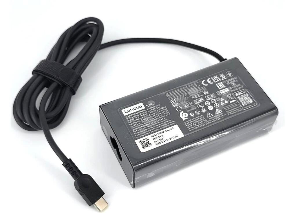 商品名 Lenovo 100W USB-C 薄型電源アダプター 型番 ADL100YLC3A OUTPUT 5.0V--3.0A / 9V--3A / 15V 3A / 20.0V 5.0A DCコネクタ USB-C 対応機種一部 レッツノ...