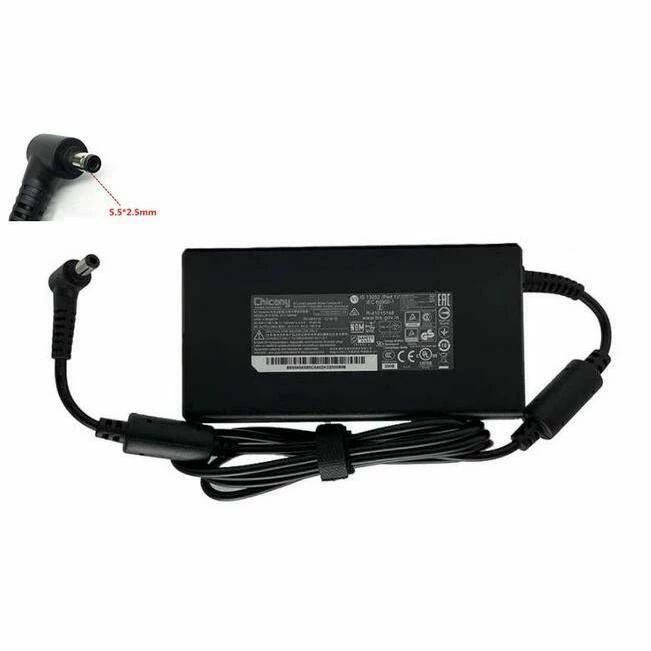 商品名 Chicony 180W 薄型電源アダプター 型番 Chicony A17-180P4B 通用型番 ADP-180TB F、ADP-180TB H、6-51-18022-2101/N OUTPUT 20V 9A DCコネクタ 丸型 ...