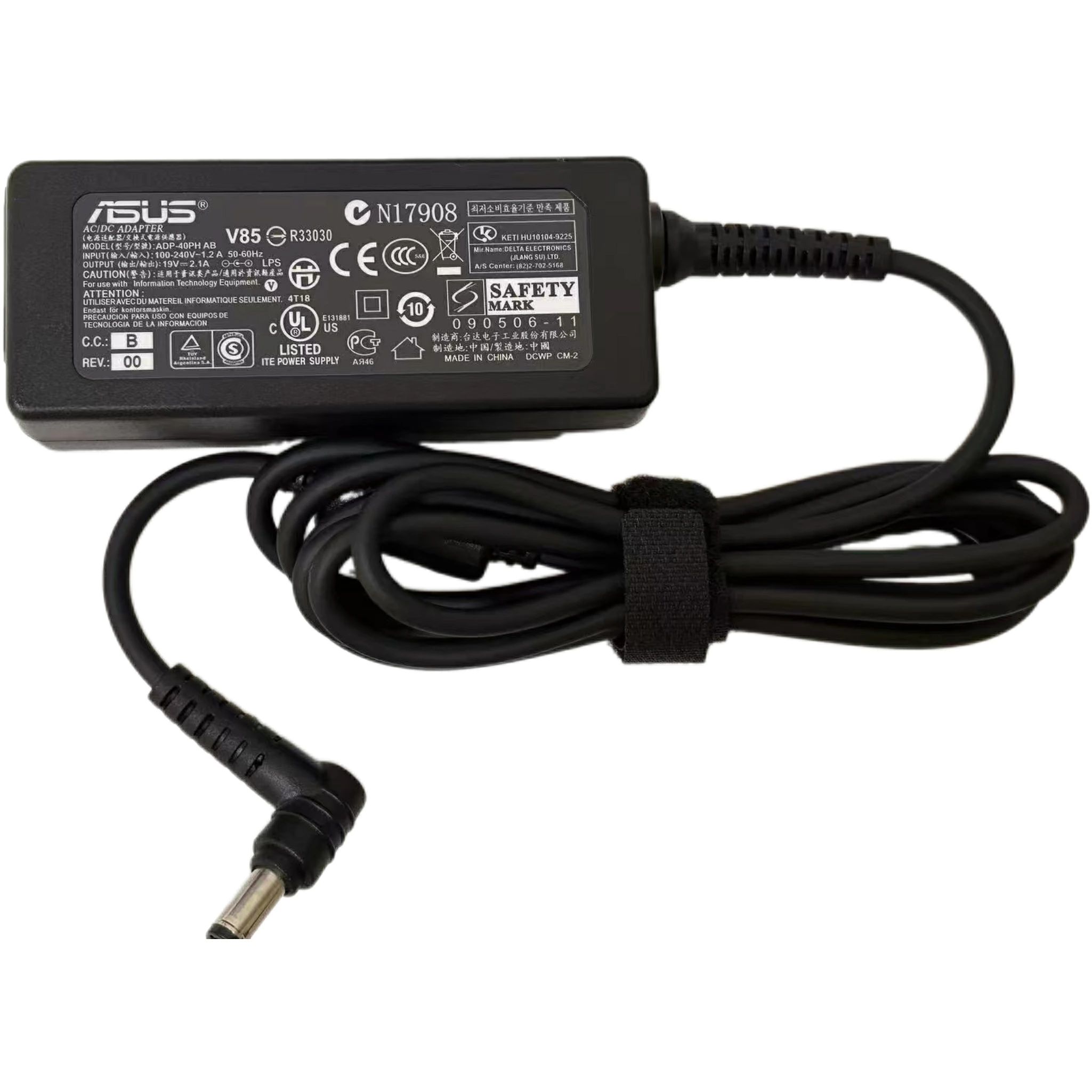 商品名 ASUS 40W 電源アダプタ 型番 ADP-40PKD BB ADP-40PH AB OUTPUT 19V-2.1A DCコネクタ 丸型 外径約5.5mmФ　内径2.5mmФ 保証 1 年間の製品保証 パッケージ内容 ACアダプタ...