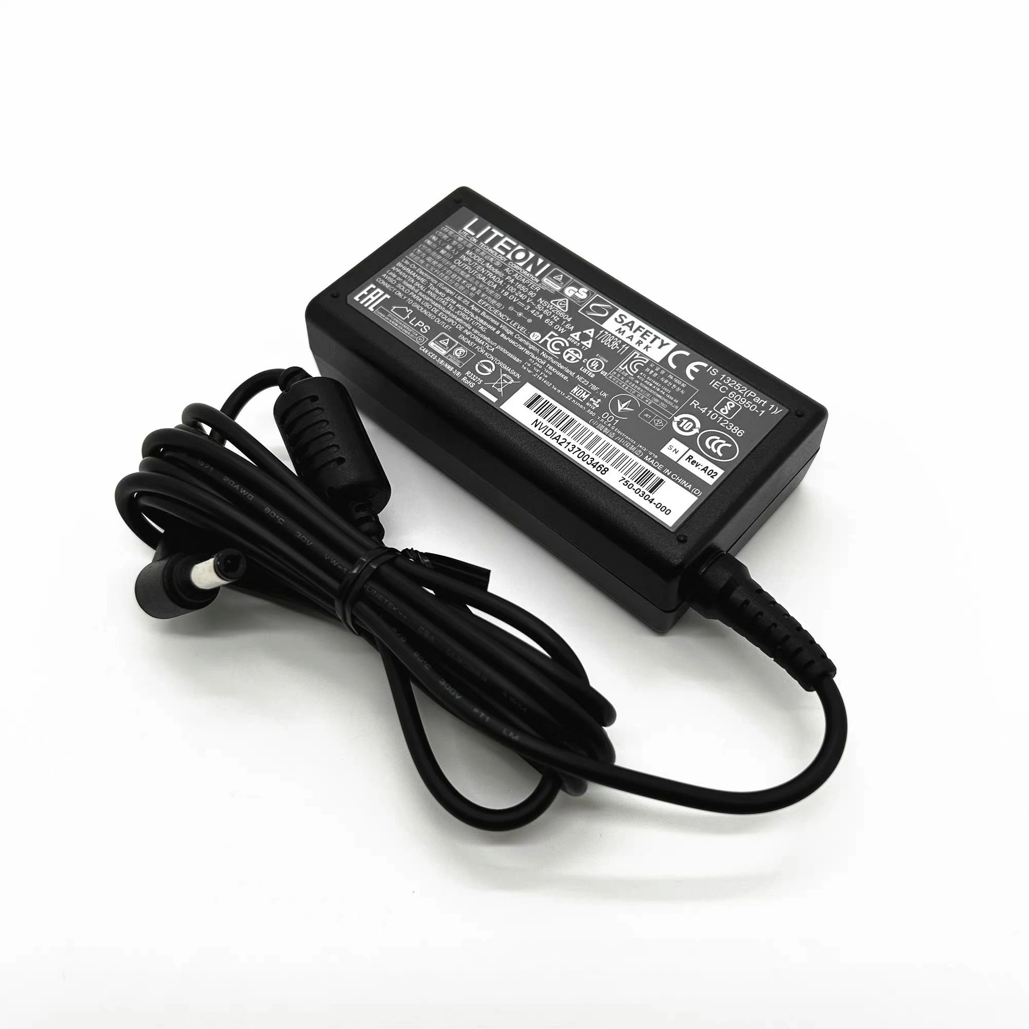 商品名 Liteon 65W 電源アダプター 型番 PA-1650-90 OUTPUT DC19V-3.42A DCコネクタ 丸型 外径約5.5mmФ　内径2.5mmФ 保証 1 年間の製品保証 発送 佐川急便商品名 Liteon 65W ...