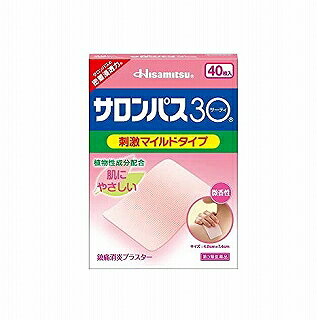 サロンパス30●植物性成分配合 肌にやさしい●はがす時に痛くない微香性、鎮痛消炎プラスター●有効成分が皮ふから速やかに吸収されて、疲れた筋肉のコリや痛みをほぐします。●柔軟性のある膏体のため、肌にやさしくフィットします。●微香性なので貼った...