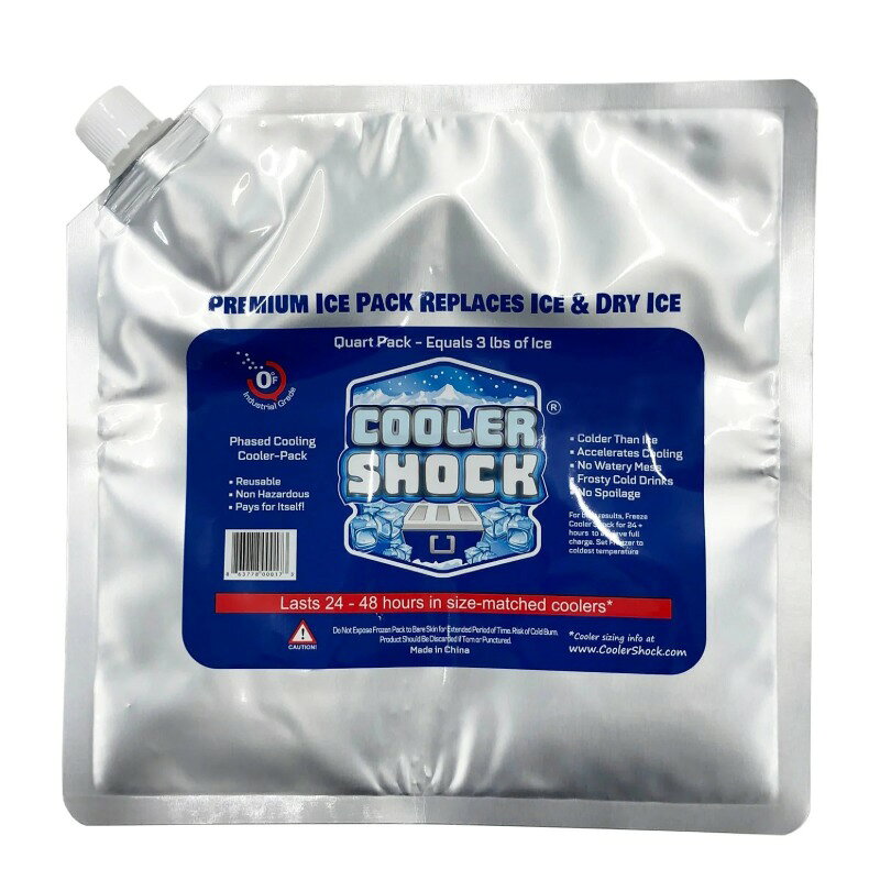 元祖長時間保冷剤“COOLER SHOCK”。保冷剤各社が保冷温度を競い合う中で、「長時間保冷」という全く新しい価値と体験を生み出した保冷剤。Sサイズ8時間、Mサイズ24時間、Lサイズ48時間という驚異的な保冷時間は未だに他の追随を許しませ...