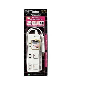 パナソニック タップ WHS25339WP 色名称 ホワイト商品名称 ザタップZ(ACアダプター対応)(3コ口)(3m)(ホワイト)発売年月日 2011年08月01日内形寸法：＊＊（373g）外形寸法：300mm＊105mm＊50mm（40...