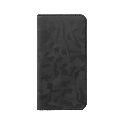 オウルテック OWL-CVIC4714-BK iPhone SE（第2世代）ケース47 ブラック発売日：2020年5月15日●iPhone SE(第2世代)/8/7/6s対応 PUレザー手帳型ケース落ち着きのある迷彩柄のシンプルデザイン【仕...