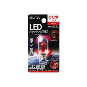 ●光源にはLEDを使用していますので、消費電力が少ない省エネタイプです。【仕様】交流電源：100V50/60Hz共用口金：E12サイズ：全長46X外径20(mm)質量：5g定格消費電力：0.5W定格入力電流：0.006A設計寿命：30、00...