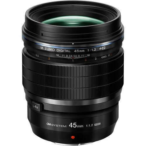 OMデジタルソリューションズ M.ZUIKO DIGITAL ED 45mm F1.2 PRO 交換レンズ 発売日：2023年3月17日●被写体を印象的に浮かび上がらせる大口径中望遠レンズ●ボケの質と高い解像力の両立に徹底的にこだわった描写...
