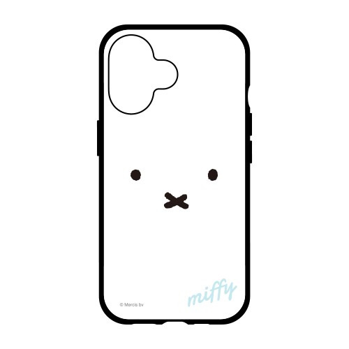 グルマンディーズ MF-536A ミッフィー IIIIfit iPhone 16 2LENS model対応ケース フェイス ●硬くて丈夫なPCと側面には柔軟性の高いTPU素材を用いた、耐衝撃に優れたハイブリッドケースです。&nbsp;【仕...