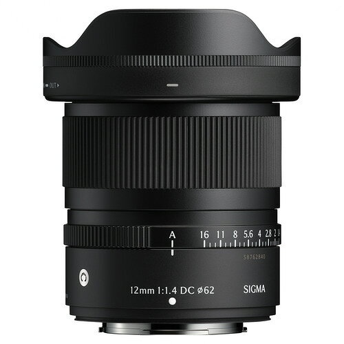 シグマ AF 12MM F／1.4 DC (C) F／X MOUNT 超広角単焦点 交換用レンズ Contemporary フジXF用発売日：2025年9月4日●優れた光学性能の超広角F1.4が生む表現力APS-C用F1.4レンズにおいて最...