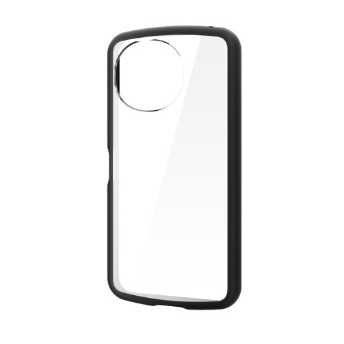 エレコム PM-S253TSLFCBK AQUOS sense10/9(SH-53F/SH-53E) ハイブリッド ケース カバー 衝撃吸収 軽量 ストラップホール・シート付 TOUGH SLIM LITE ブラック ●全周に配置した独自設...