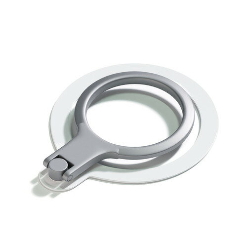 PGA PG-RMRG02WH リングホルダー ステッカータイプ MagSafe対応 スタンドにもなる ホワイト発売日：2026年4月30日●スマートフォンケースに貼り付けるMagSafeステッカーホールド機能やスタンド機能、MagSafe...
