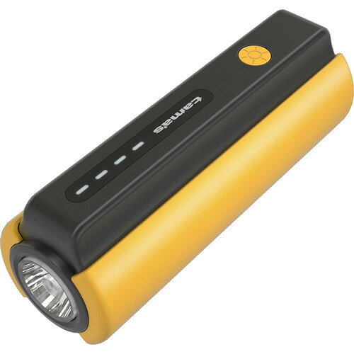 多摩電子工業 TL98CY LEDライト付きモバイルバッテリー リチウムイオン充電池搭載 5000mAh USB-C to Cケーブル付 イエロー発売日：2026年2月16日●製品特長●5000mAhリチウムイオン充電池搭載のコンパクトモバ...