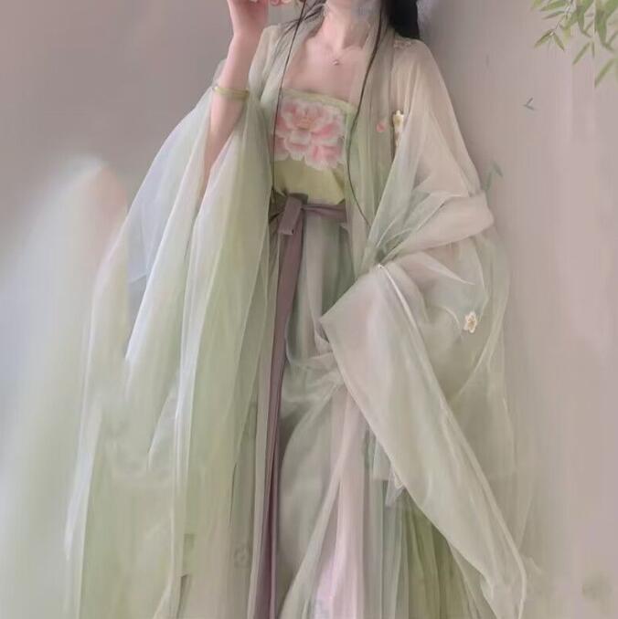 商品名 レディース漢服 色 写真色 内容 ワンピース+羽織 サイズ S：身長150-155　体重42.5-50kg M：身長155-160　体重50-60kg L：身長160-170　体重60-70kg XL：身長165-170　体重70-...