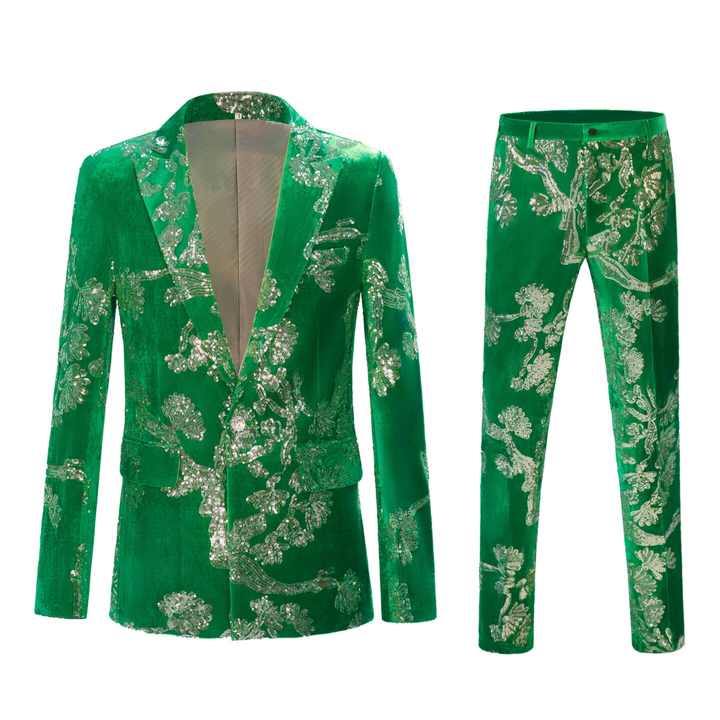 商品名 メンズスーツ 色 写真色 内容 コート+パンツ サイズ M：肩幅43　バスト94　ウエスト82　着丈68　袖丈61　ウエスト74-82　ヒップ94　パンツ丈98　太もも周り54　裾口36　身長165-173　体重52-60kg L：...