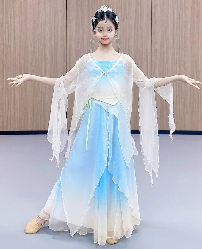 商品名 子供古典ダンス服 色 写真色 内容 羽織+スカート+キャミソール サイズ 120　参考身長 115-125cm　参考体重 17.5-22.5kg 130　参考身長 125-135cm　参考体重 22.5-27.5kg 140　参考身...