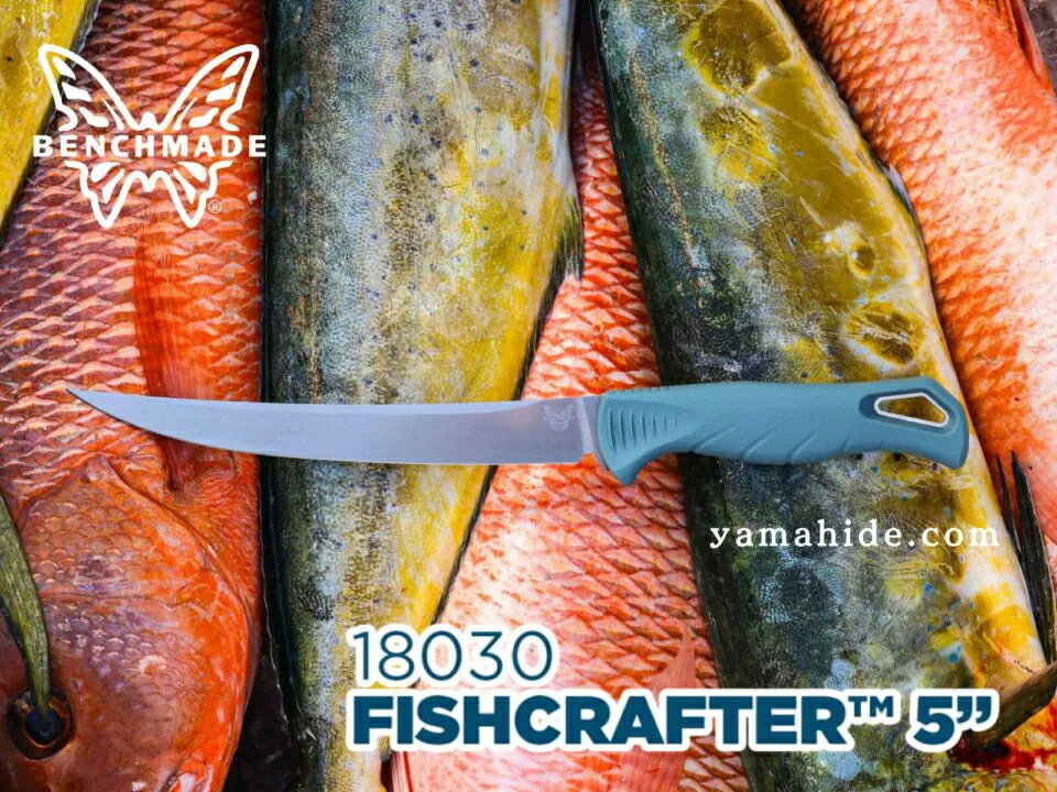 FISHING / FILLET FIXED BLADE FISHCRAFTER 7" 18010 DEPTH BLUE x MAGNACUT — 小〜中型魚向け FILLET 7インチの絶妙なサイズ感。中程度のしなりで骨周りも...