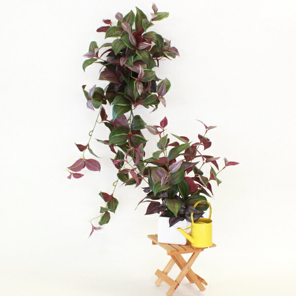 お店のディスプレイや新築開店祝いにぴったり♪ ひとつ飾るだけで模様替え気分にも！ 爽やかに演出できる壁掛けと、置きポットの2点セットです 壁掛けサイズ：約高さ70×幅30×奥行20cm 置きポットサイズ：約高さ35cm×幅20×奥行20cm...