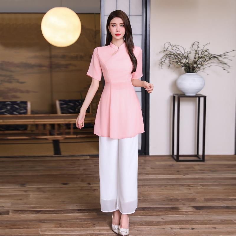 ユニフォーム 女性用 夏用 足浴 足療 耳かき SPA 養生館 作業着 スタイリッシュ スリムシルエット 軽量 吸湿速乾 通気性 ブラック ピンク系・カテゴリ: 服装・性別: 女性・機能: 吸湿排汗・パンツ丈: ロングパンツ・素材: ポリエ...