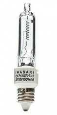 メーカー：岩崎電気 シリーズ：アイ ハロゲンランプ(一般用・片口金形) 110V用 100W 型式：JD110V100W/P/M 種類：JD/P/M クリア形 商用電圧（ラインボルト形） ランプ電力(W)：100W 口金：E11 定格電圧(...