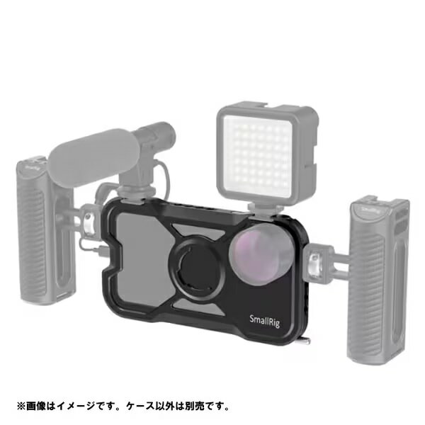 SmallRig スモールリグ CPA2455 の 商品概要専用設計iPhone11用に設計されたフォームフィットケージです。レンズとの互換性17mmのスレッドレンズと互換性があります。様々なアクセサリの取り付け可能写真や動画の撮影、ライブ...