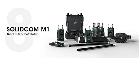HollylandのSolidcom M1は、8チャンネルのベルトパック同時通信に加え、複数の追加機器をカスケード接続できる新世代の1.9GHzフルデュプレックス・プロフェッショナル・ワイヤレスインカムシステムです。 M1システムは難しい設...