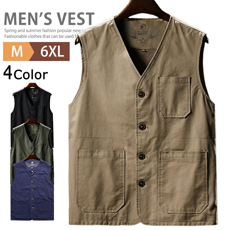 　 　 サイズ M L XL 2XL 3XL 4XL 5XL 6XL ※サイズは平置きで測っておりますが、多少誤差が生じる場合がございます。 カラー ベージュ オリーブ ネイビー 黒 ※サイトに掲載されている商品は、モニター環境により実際の...