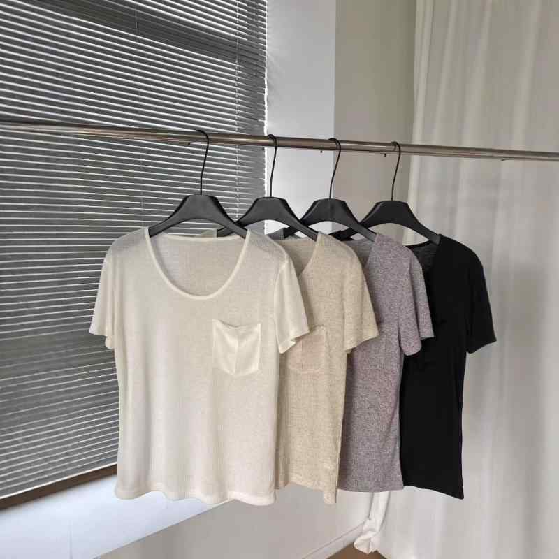 ・カテゴリ: Tシャツ・主な素材: 麻・袖丈: 半袖・カラー展開: ライトグレー、ブラック、アプリコット、ホワイト・サイズ展開: M、L・スタイル: 日韓カジュアル、森系・性別: 女性・厚み: 普通