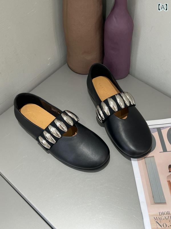 ・色: 黒・サイズ: 35,36,37,38,39・トレンド要素: カットアウト, 縫い糸, ベルトバックル・つま先の形状: ラウンドトゥ・仕入れ先カテゴリ: 現物・スタイル: アカデミー風・ヒールの高さ: ローヒール（1-3CM）・パター...