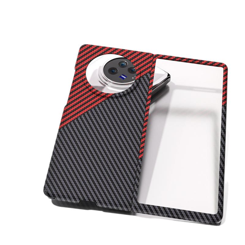 スマホケース レディース メンズ 超薄型 カーボンファイバー グリッド柄 ハードケース 落下防止 傷防止 HUAWEI Mate X6, X5, X3 荣耀 Magic VS3, V3, V2RSR, VS2, V2, VS Xiaomi ...
