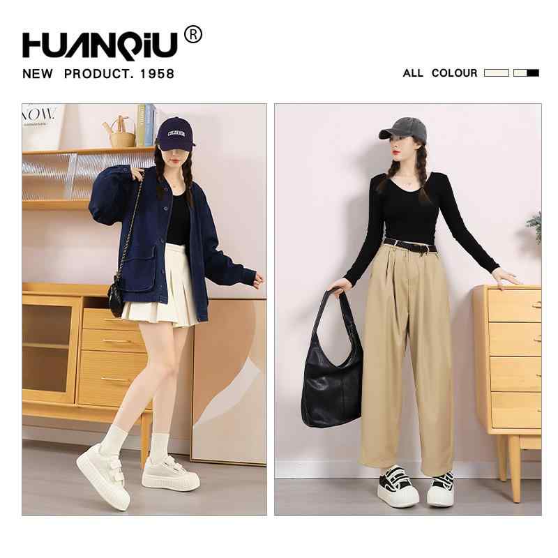 スニーカー レディース 厚底 キャンバス 帆布 合成皮革 ローカット 面ファスナー ベージュ 普段使い カジュアル