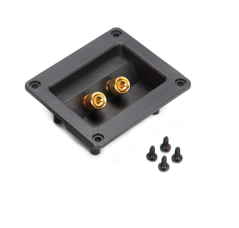 【バナナプラグ ×2本】埋込型 ボックスタイプ スピーカーターミナル 座 WV-BT1導体部：金メッキ。ボディ：プラスチック。バナナプラグ対応。外形・・・92mm*80mm 埋込穴・・・75mm*55mm初期不良など迅速かつ誠実に/返金/交...