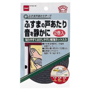 　【ここがポイント！】 ドア・ふすま・障子の戸あたりの音の解消、すきま風防止、冷暖房効果アップに。 ※商品の色が、お客様のPC環境等により違って見える場合がございます。 　【商品詳細】 材質 独立発砲ポリエチレン（補強ネット付き) /アクリ...
