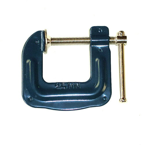 【ここがポイント！】 使いやすいレギュラータイプのクランプです。 木工作業・模型工作などあらゆる固定、接着作業に大変便利です。 【商品詳細】 締めつけ幅：25mm 深さ：25mm サイズ：58mm×60mm 重量：64g 材質：銅板類似商品...