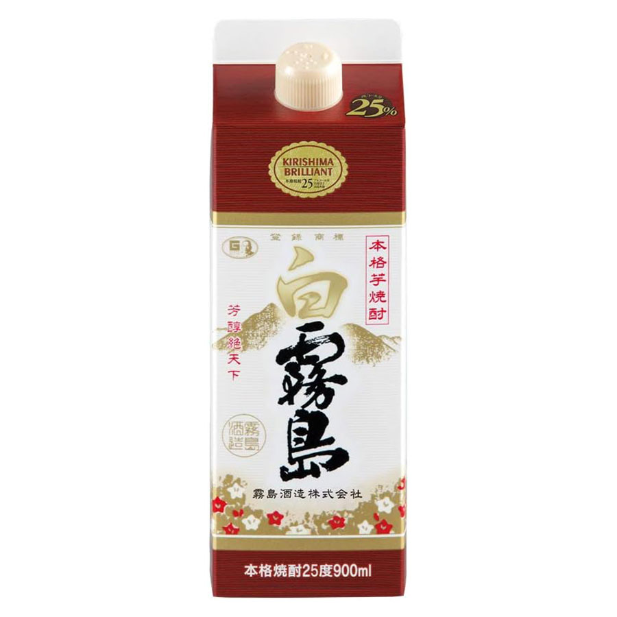 ※ヴィンテージやラベルのデザインが商品画像と異なる場合がございます。当店では、現行ヴィンテージの販売となります。ご指定のヴィンテージがある際は事前にご連絡ください。不良品以外でのご返品はお承りできません。ご了承ください。白霧島 芋 25度 ...