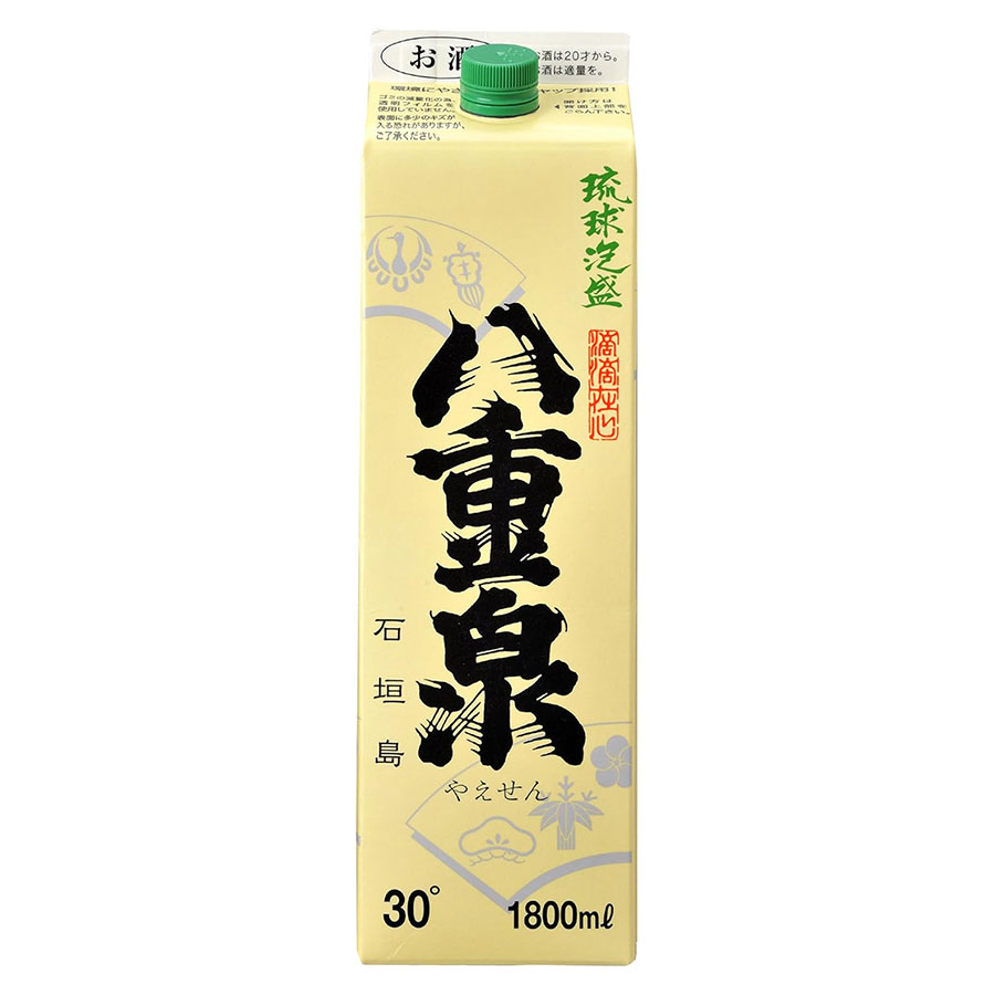 ※ヴィンテージやラベルのデザインが商品画像と異なる場合がございます。当店では、現行ヴィンテージの販売となります。ご指定のヴィンテージがある際は事前にご連絡ください。不良品以外でのご返品はお承りできません。ご了承ください。八重泉 30度 [パ...