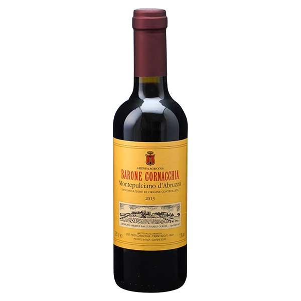 バローネ コルナッキアモンテプルチャーノ ダブルッツォ 375ml x 24本送料無料 本州のみ ケース販売 送料無料 本州のみ 稲葉 イタリア 赤ワイン I236